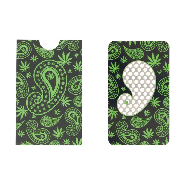 Paisley Weed Credit Card Grinder - Smartific.com